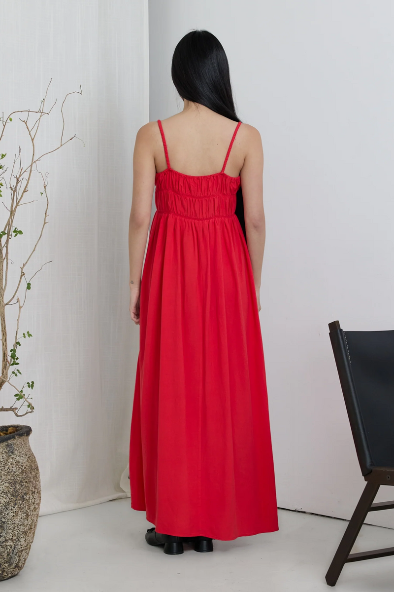 Matilda Red Maxi Dress – alldeserved.com